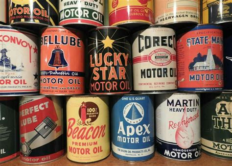 Rare Original 1 Quart Oil Cans Oils Vintage Oil Cans Canning