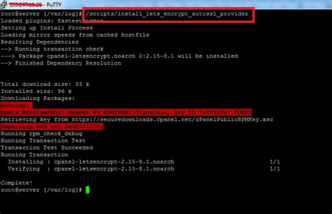 Cara Install SSL Lets Encrypt Di WHM Pada VPS CPanel