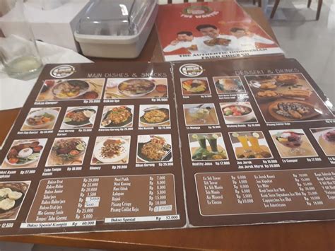 Menu At Baso Theresia Restaurant West Jakarta