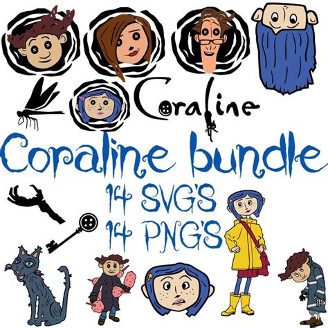Coraline Clip Art Etsy