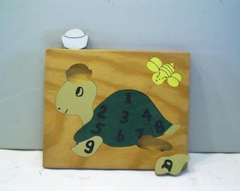 Turtle Puzzle Etsy
