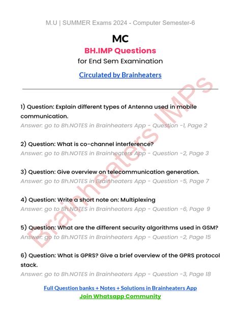 mc comps sem6 final exam imps pdf telecommunications engineering