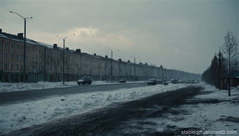 Polluted Russian Town Stable Diffusion Online