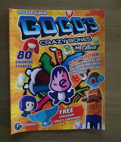 Gogos Crazy Bones Sticker Album Hobbies And Toys Books And Magazines