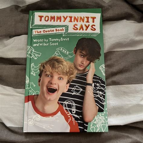 Tommyinnit And Wilbur Soot Book Signed By Tommy Depop