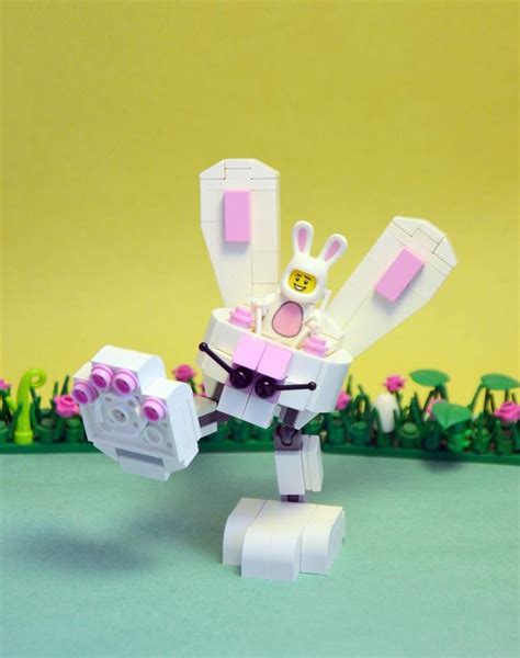 Lego Moc Bunny Bot By Kritch Rebrickable Build With Lego