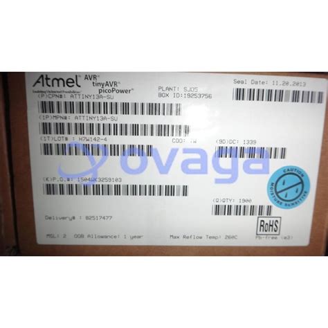 Attiny13a Su Microchip Embedded Processors And Controllers Ovaga Technologies