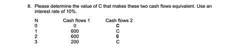 Solved Please Determine The Value Of C That Makes These Two Chegg Com