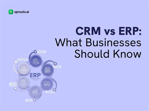 Crm Vs Erp What Businesses Should Know