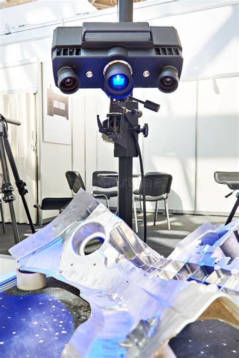 high speed optical 3d measuring systems stock image image of metal