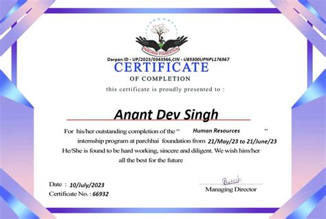 Anant Dev Singh On Linkedin Glad To Share That I Have Successfully