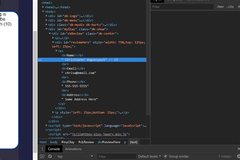 javascript input strings being treated as text objects by browser