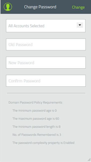 How To Change Password