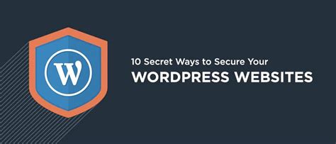 10 Secret Ways To Secure Your Wordpress Websites Themexpert