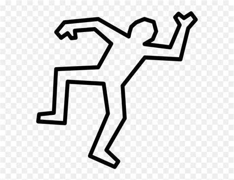 Crime Scene Body Outline Template