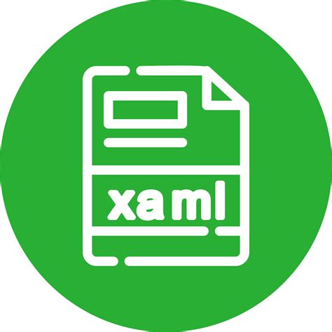 Xaml Creative Icon Design Vector Art At Vecteezy