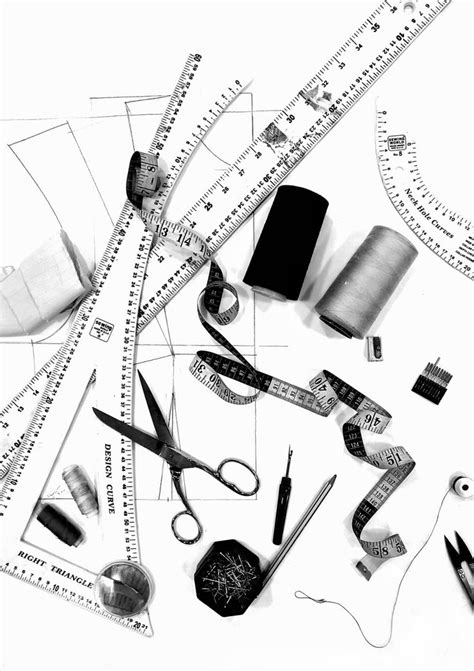 Pattern Making Tools Pattern Mood Fashion Patron Sewing Aesthetic Clothing Fabric