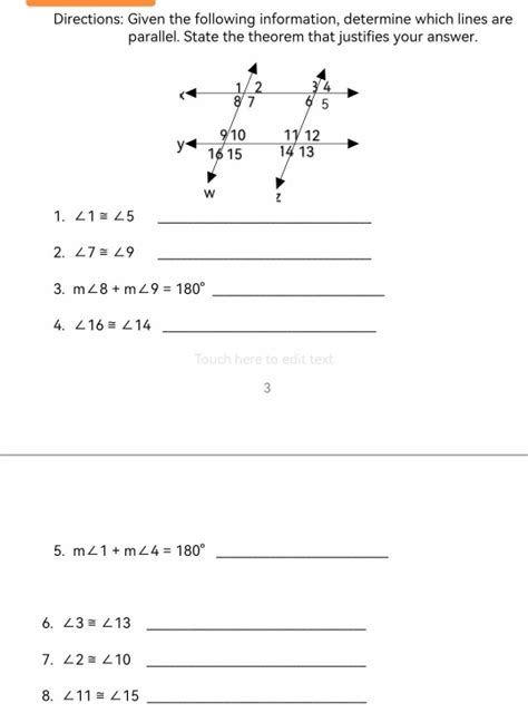 solved directions given the following information determine which