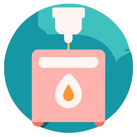 Premium Vector Hydrogen Electrolyzer Icon Colored Shapes