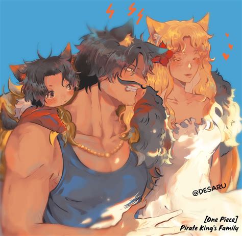 Portgas D Ace Gol D Roger And Portgas D Rouge One Piece Drawn By Desaru Danbooru