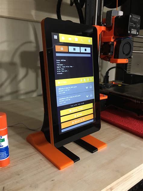 Raspberry Pi Display Case Portrait Feet Mod By Making With Steve Download Free STL Model