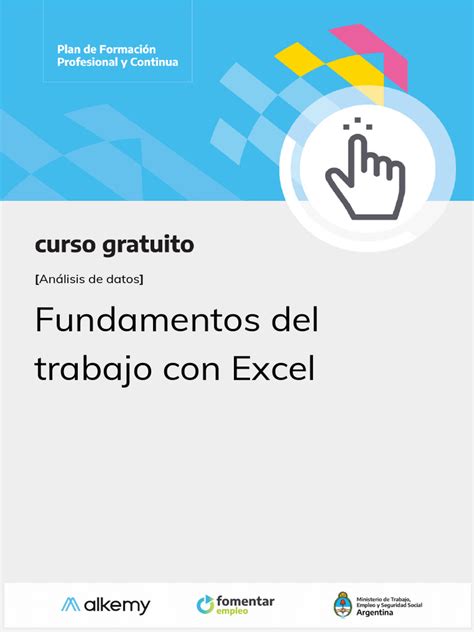 01 manual 1 1 fundamentos del trabajo de datos con excel pdf