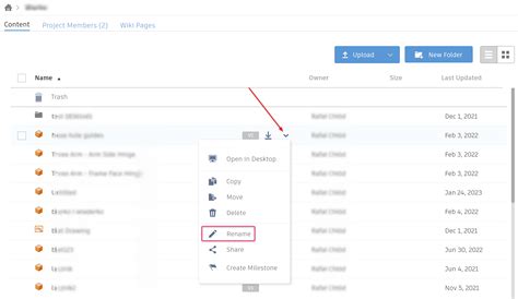How To Rename A Project Folder File In Fusion