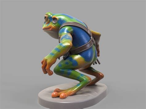 🗿 Grung Ranger Venomous Jungle Scout・ Stl File For 3d Printing・cults