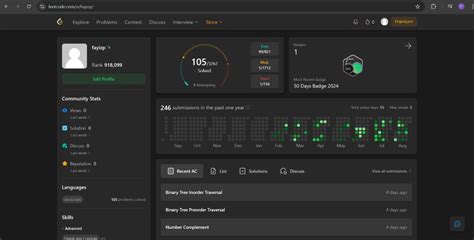 Fayiz P On Linkedin 🎉 Milestone 100 Leetcode Problems In 50 Days 🎉