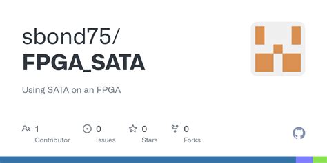 Github Sbond75 Fpga Sata Using Sata On An Fpga