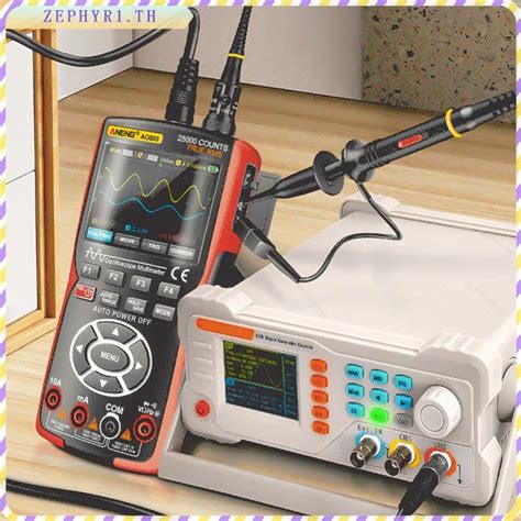 Digital Oscilloscope มัลติมิเตอร์สัญญาณเครื่องกําเนิดไฟฟ้า Waveform เอาต์พุต 2 ช่อง 50mhz