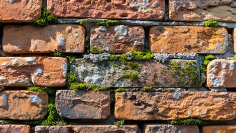 Free Moss Covered Bricks Image Brick Moss Texture Download At