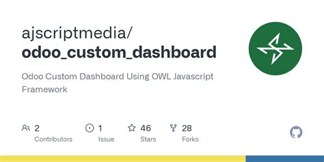Issues Ajscriptmedia Odoo Custom Dashboard Github