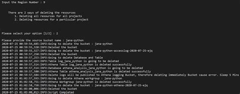 Part 2 Automating Deletion Of S3 And Athena Resources Created Jana