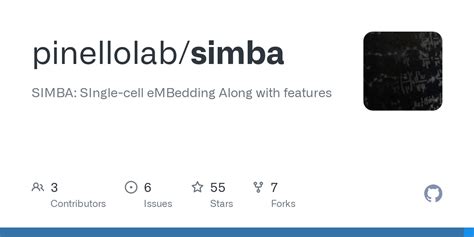 Github Pinellolabsimba Simba Single Cell Embedding Along With Features