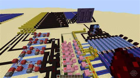 Redstone Calculator And Redstone Digital Clock For Minecraft