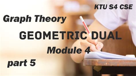 Geometric Dual Graph Theory Module 4 Ktu S4 Cse Part 5 Girth Of A Graph Connectivity In
