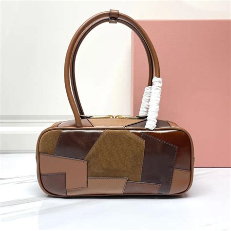 Vintage Leather Patchwork Beau Shoulder Bag With From Brandstore30