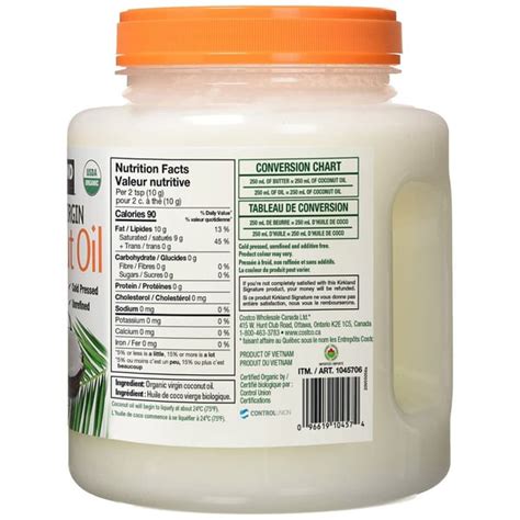 Kirkland Signature Organic Virgin Coconut Oil Same Day Delivery Costco