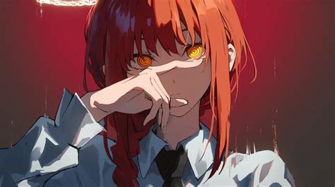 3k玛琪玛壁纸 电锯人图片 《漫画女孩》壁纸 红发女孩「哲风壁纸」