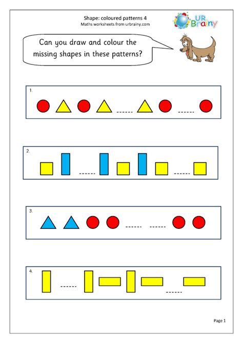 Shape Colour Patterns 4 Geometry Shape By