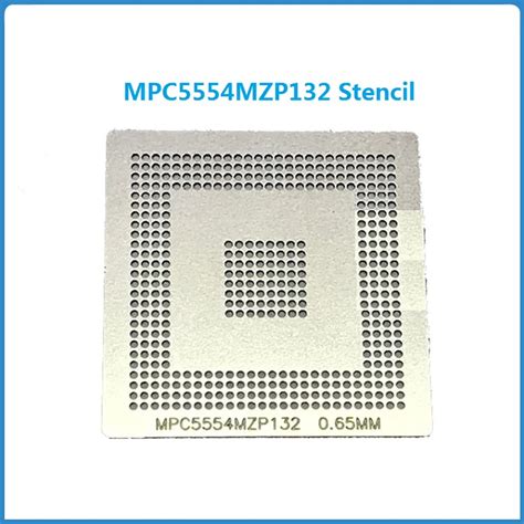 직접 가열 8080 9090 bga 스텐실 mpc5554mzp132 mpc5554mzp mpc5554 칩 리볼링 수리 템플릿