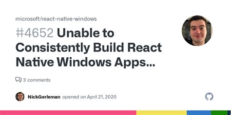 Unable To Consistently Build React Native Windows Apps On Machines With Less Than GB Of RAM