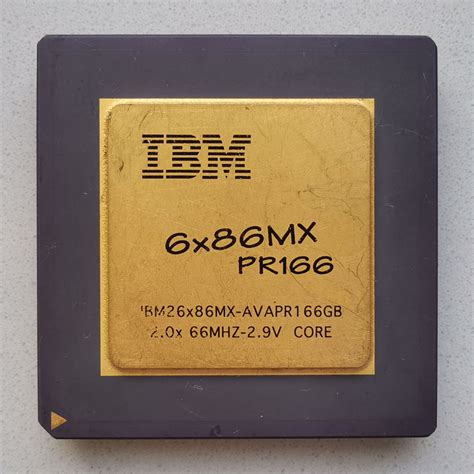 Ibm X Mx Processor Cpu Honux S Cpu Museum