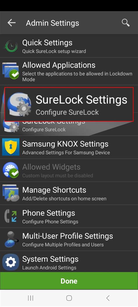 lock android tablet or smartphone to a single application 42gears