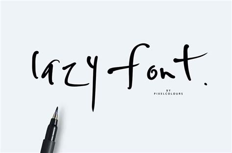 Lazy Font Freedafonts Lazy Font Freedafonts