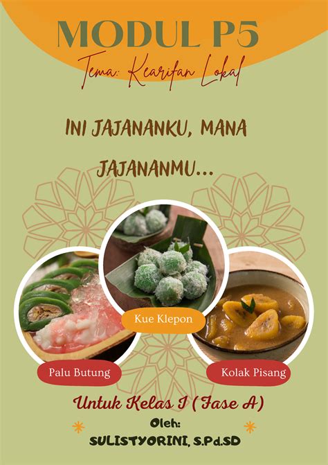 modul p5 fase a tema kearifan lokal oleh sulistyorini s pd palu