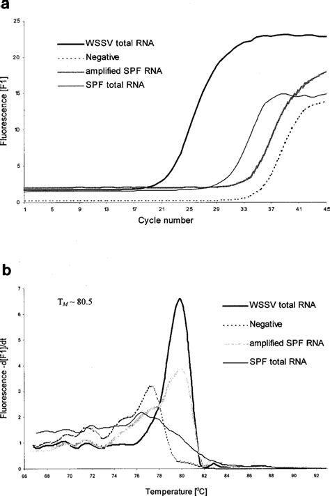 Amplification Profiles A And Dissociation Curves B Of Wssv Orf 151