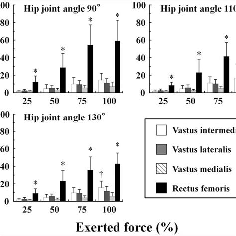 Neuromuscular Activation Of The Four Quadriceps Femoris Muscles At Download Scientific Diagram