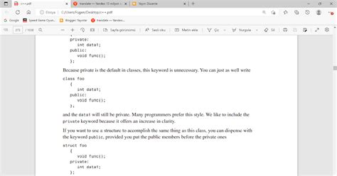 Difference Between Class And Structure On C Private Default On Class But Public Default On